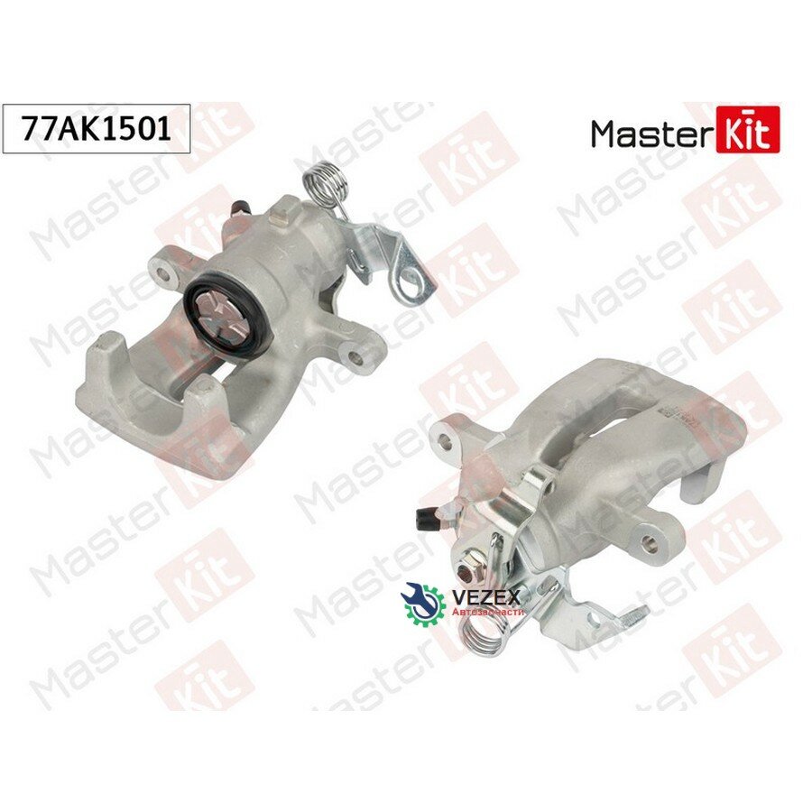 MASTERKIT 77AK1501 Тормозной суппорт зад. прав. Opel ASTRA G седан (T98) 1998 - 2009 77AK1501