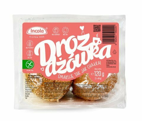 Безглютеновая дрожжевая булочка Incola похожая на халу, 3шт x 120г