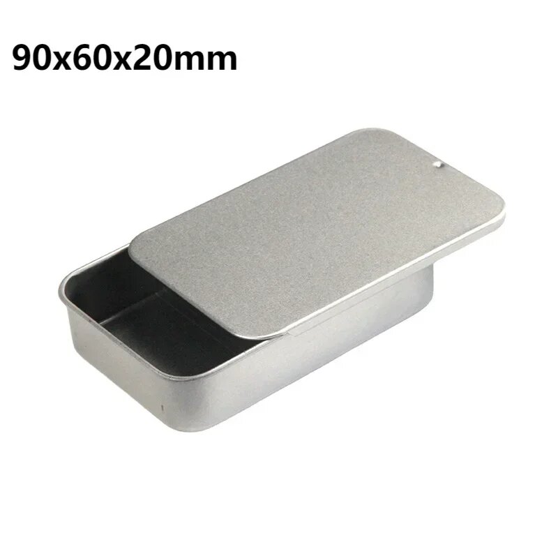 Металлический контейнер 90x60x20mm серебристый