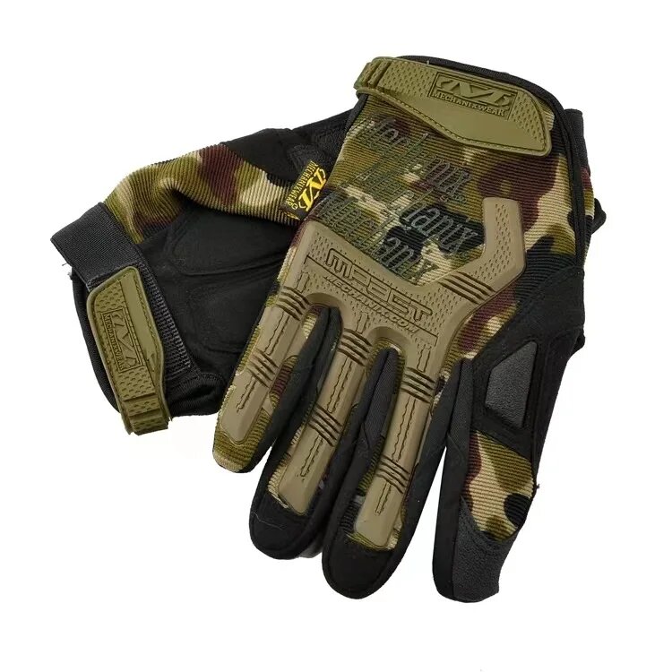 Тактические перчатки из полиэстера для велоспорта M, Camouflage gloves1