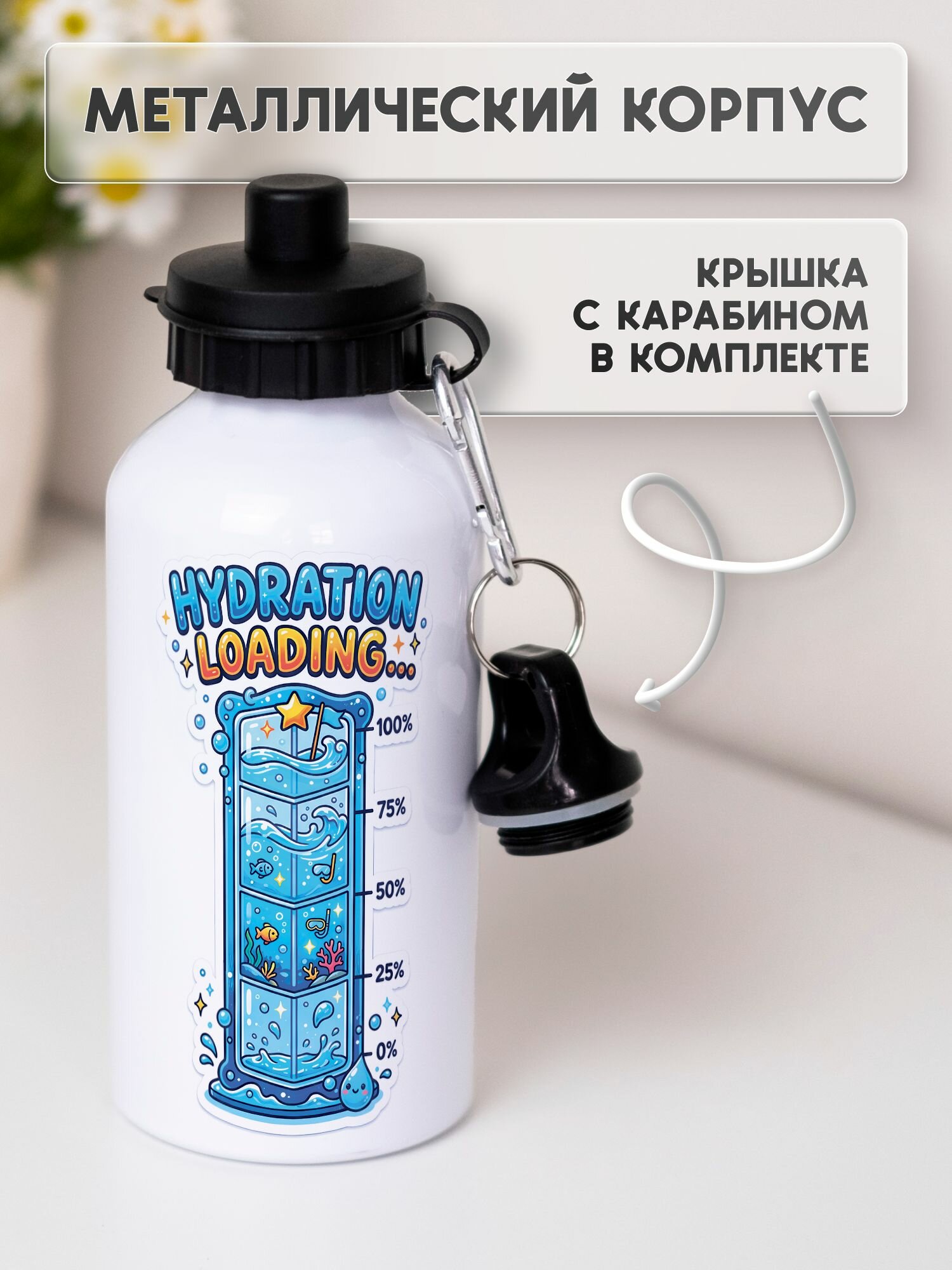 Бутылка для воды Hydration loading — фото 1
