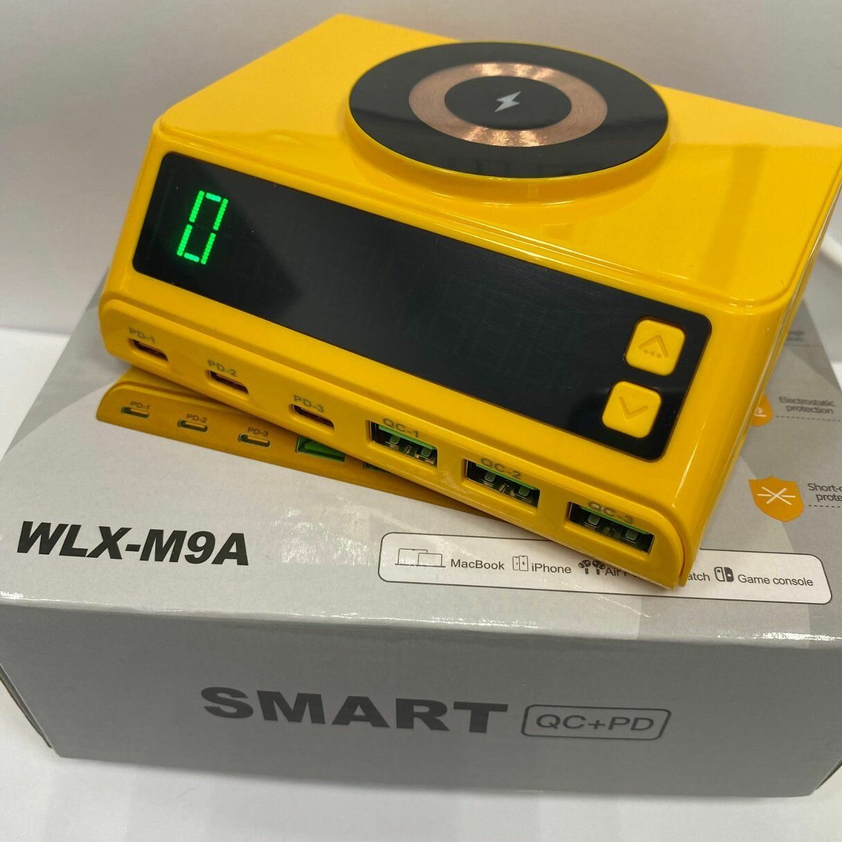 Зарядная станция WLX M9A 110Вт беспроводной магнитной зарядкой