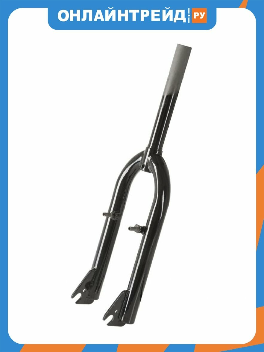 Вилка жесткая M-wave 5-393150 сталь 20"х1 1/8" стойка 180мм без резьбы, для V-Brake. черная BMX