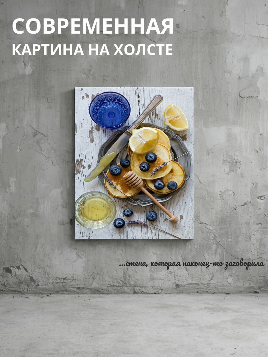 Картина на холсте Кулинарная сцена 50x70 см