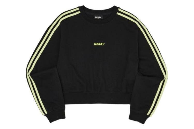 Свитшот Nerdy Black Crew Neck Moderate Regular, 1 шт.