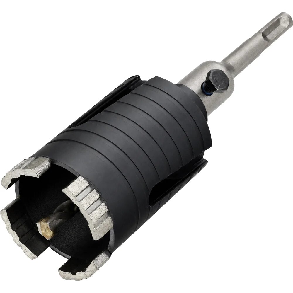 Коронка алмазная по бетону SDS‑plus Black Version Diamond Industrial, алмазные сегменты, сухой рез по бетону и кирпичу
