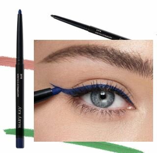 Карандаш для глаз темно-синий Mary Kay Dark Denim, с точилкой, водостойкий, для чувствительных глаз