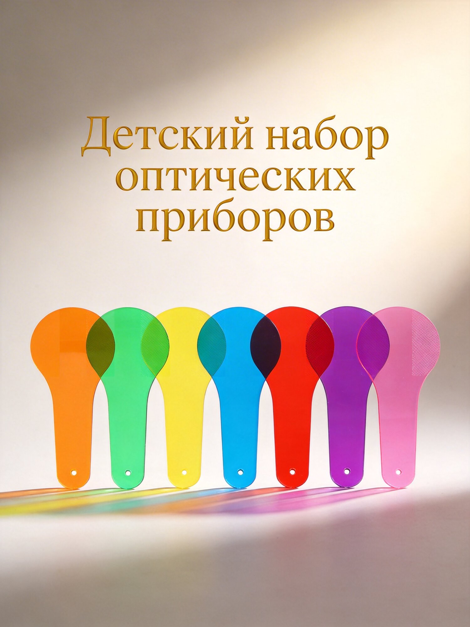 8 Листов Цветных Прозрачных Листов Для Обучения Цветам Размер 15.00X6.80X0.20Cm