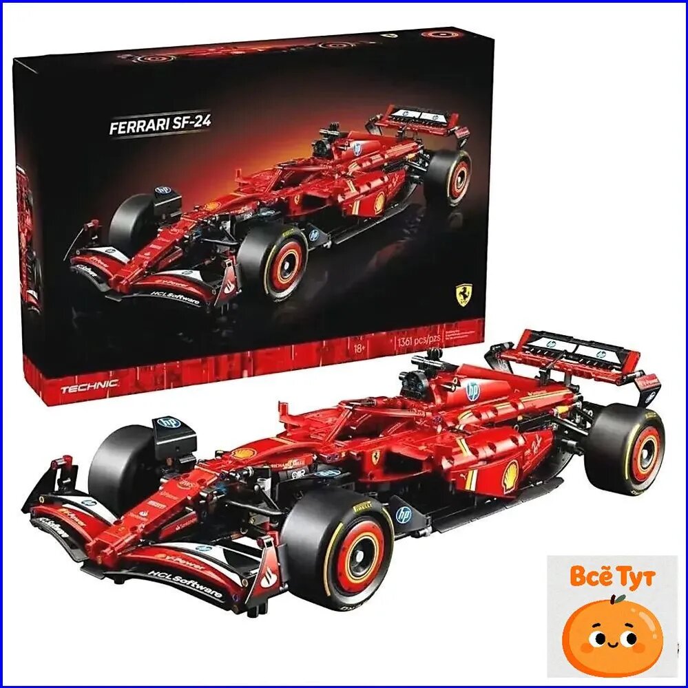 Эксклюзивный конструктор Lali F1, гоночная модель SF24 для сборки