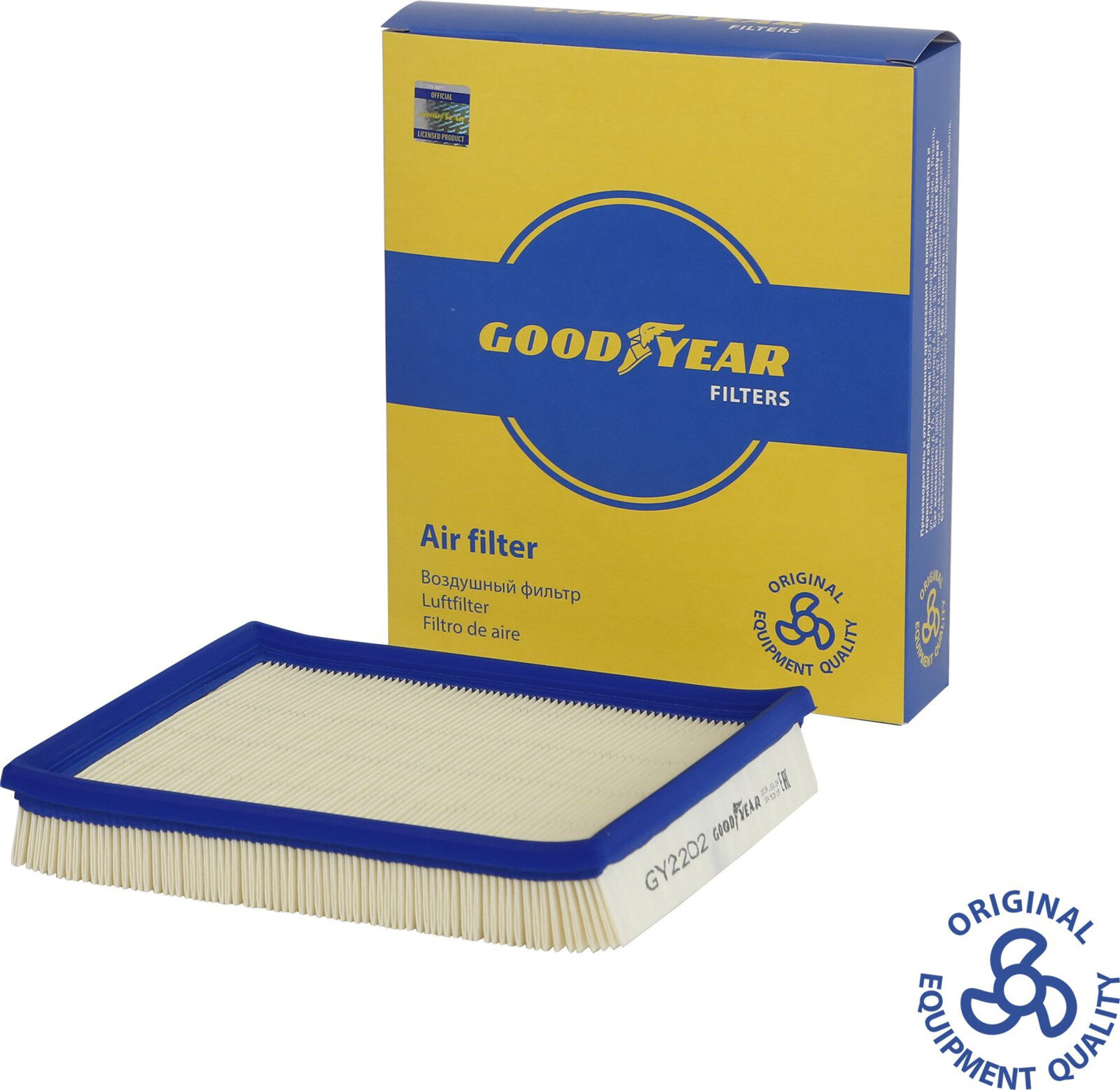 Фильтр воздушный, GOODYEAR GY2202