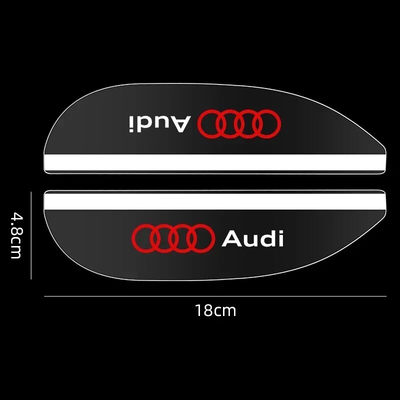 Автомобильная сторона для Audi A8 A5 A6 C5 C6 C7 A7 A1 A3 A4 B5 B6 Q3 Q5 Q7 TTRear View Зеркало от дождя, козырек от дождя, защита от дождя, украшение