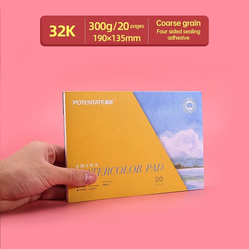 Акварельная бумага Potentate 300 г/м2 32K Coarse Grain