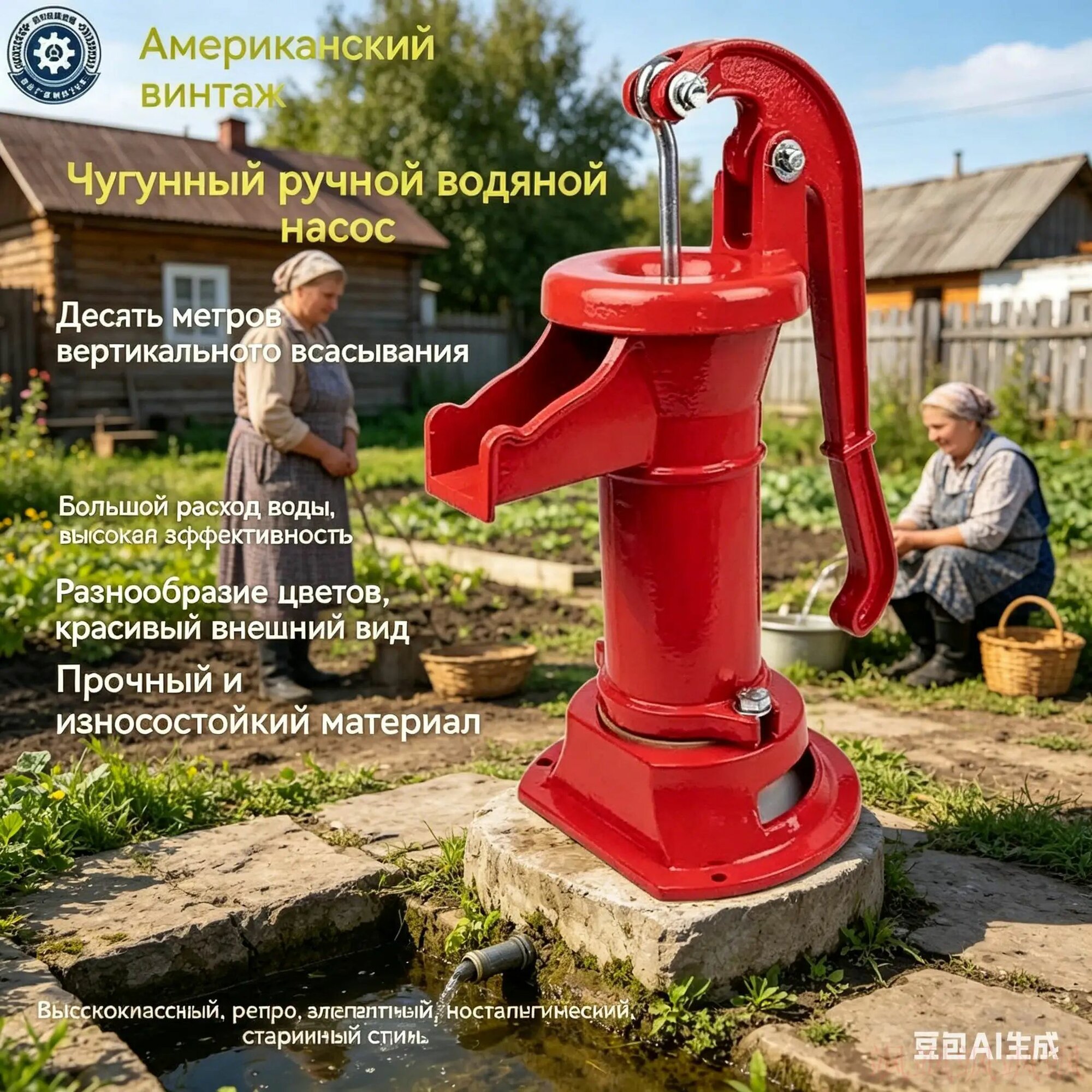 Садовый насос,1.01Вт,1м — фото 1