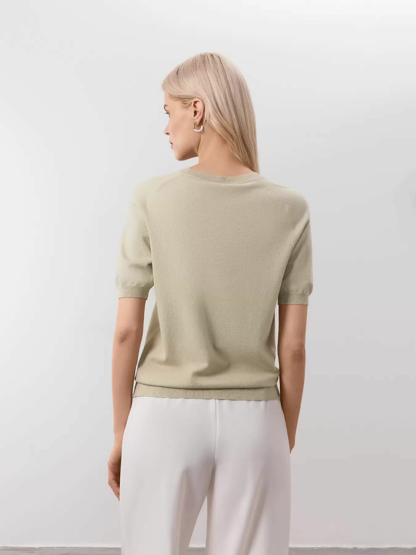 Джемпер JUST CLOTHES Весна-лето 2025, размер 40, оливковый — фото 1