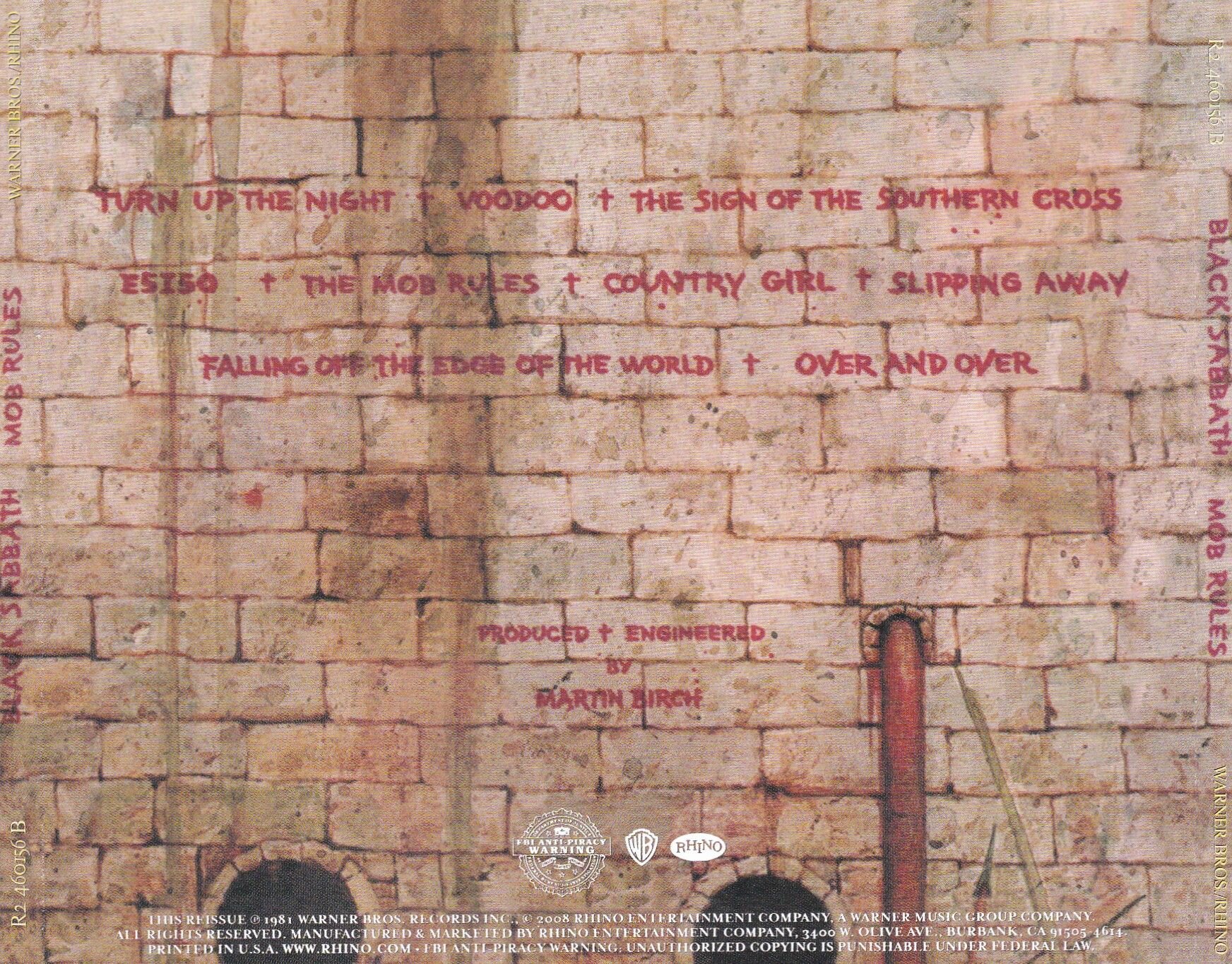 Black Sabbath - Mob Rules, 2008, 12-page, CD-Аудио — фото 1