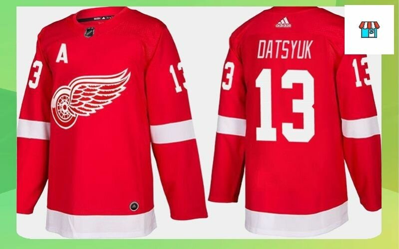 NHL джерси хоккейная Детройт Ред Уингз Detroit Red Wings Jersey 13 Pavel Datsyuk номер 13 игровая форма