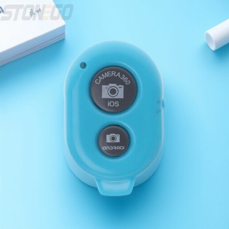 Bluetooth-кнопка для фото, синий беспроводная спусковая кнопка для селфи для смартфона