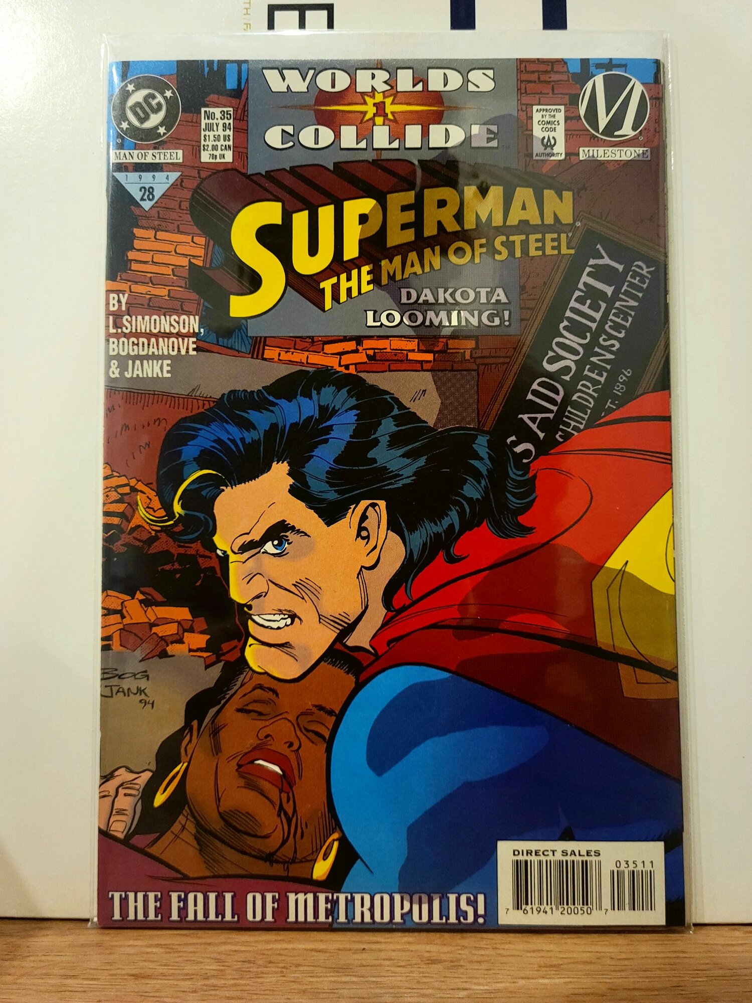 Ретро Комикс Superman #28. 1994 Год. Оригинал!