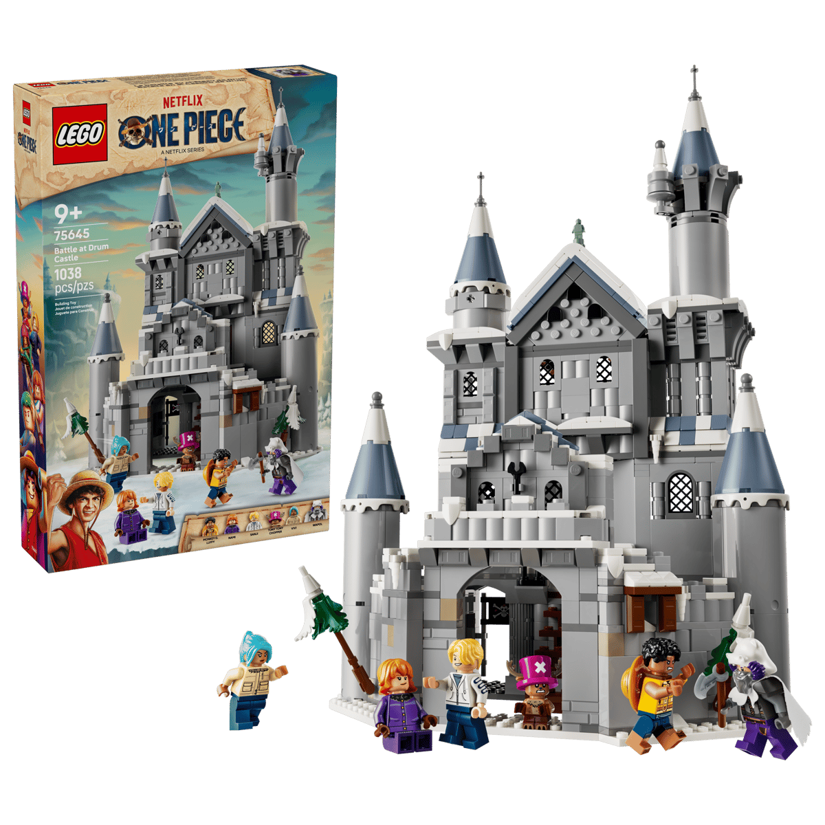 Конструктор LEGO One Piece 75645 Битва в замке Драм, 1038 дет.