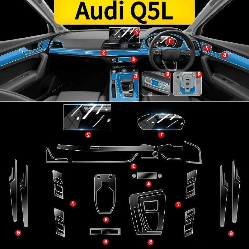 Защитная пленка Audi Q5L 2025 RHD