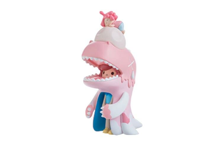 Коллекционная фигурка унисекс 52TOYS Dinosaur Sister Dream, Confirmed-Nightfall (Pink) (Open)