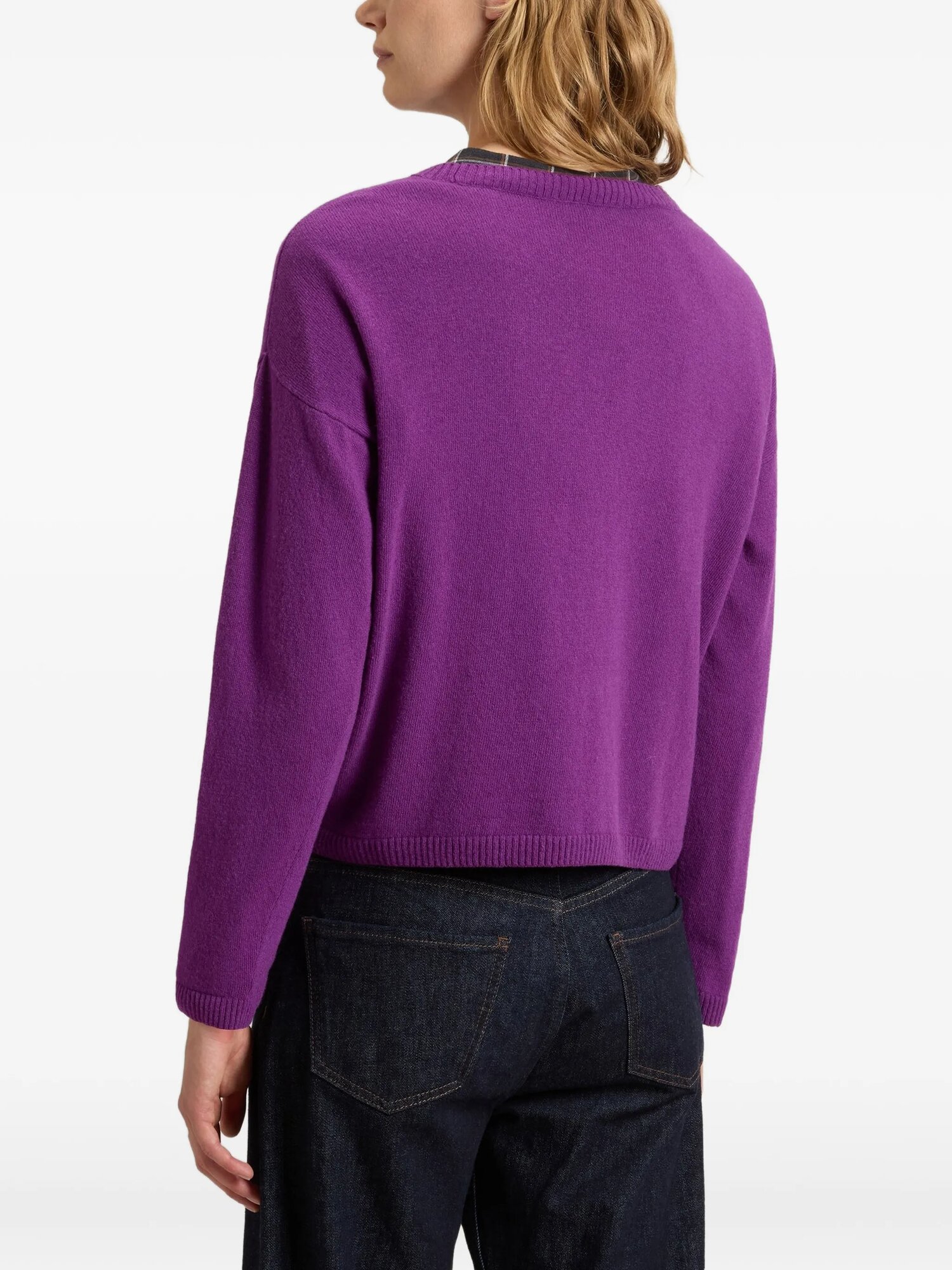 Свитер Woolrich Crew-neck sweater, размер 48, , purple — фото 1