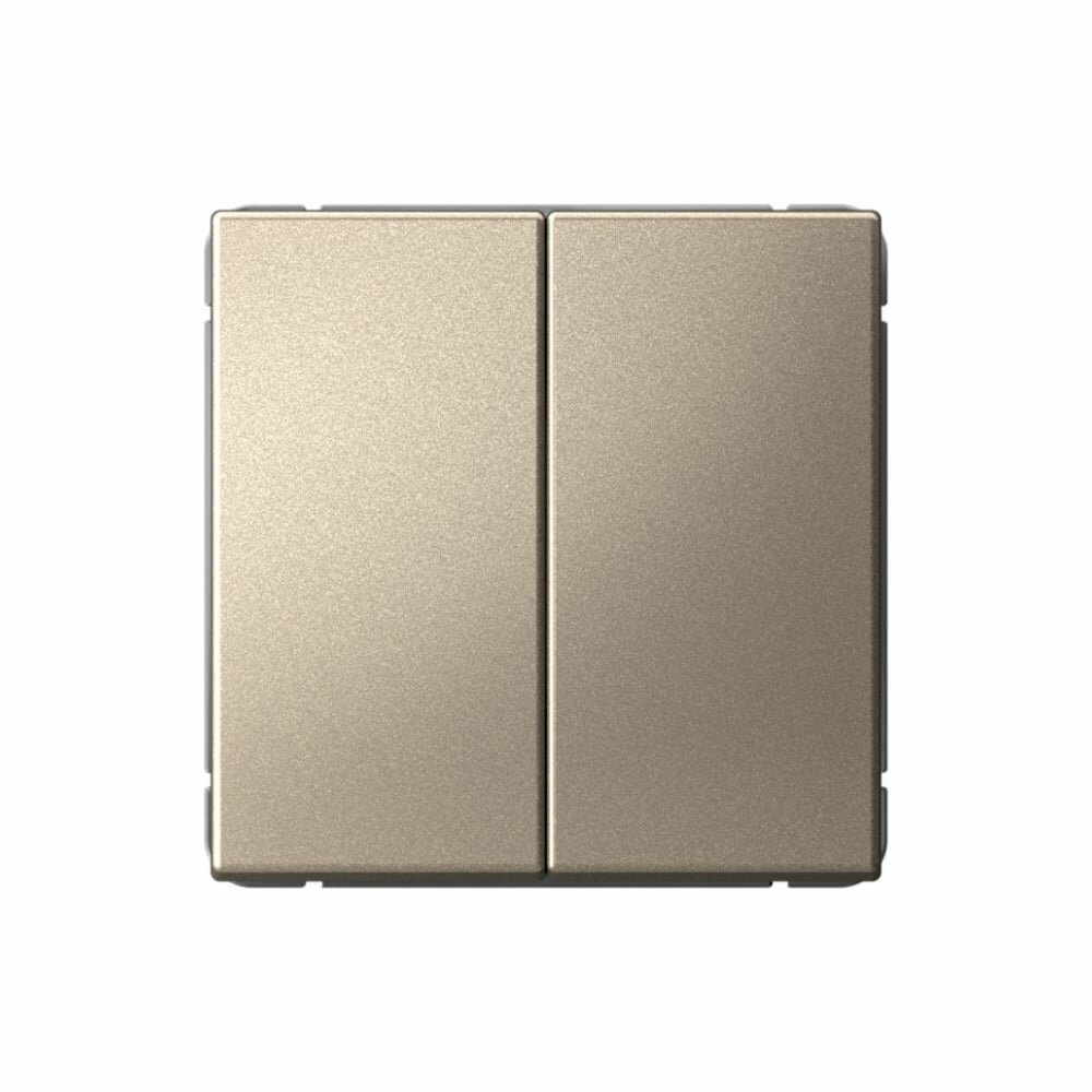 Переключатель Systeme Electric ArtGallery Шампань 2-клавишный, сх.6/2, 10АХ, механизм GAL000565