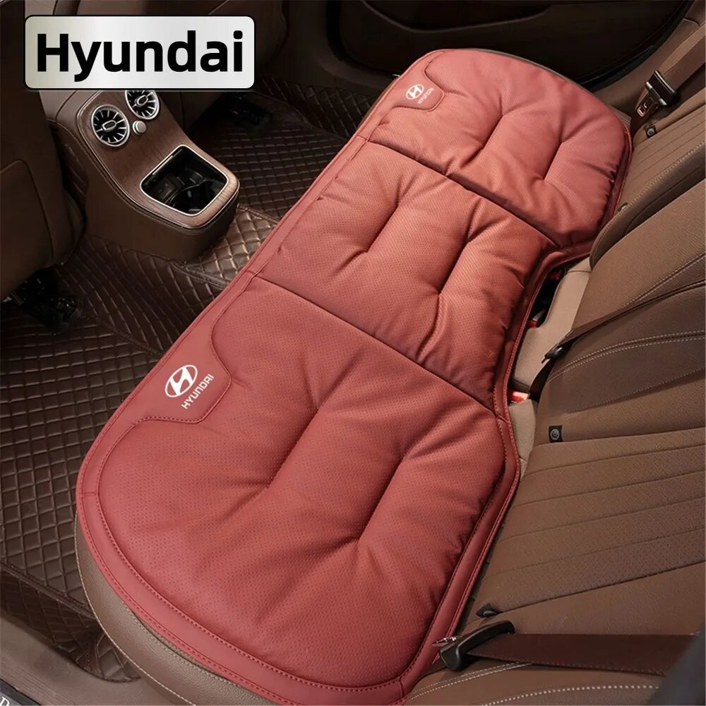 Подушка автомобильная На сиденье, Перфорированная экокожа Hyundai, 1 шт.