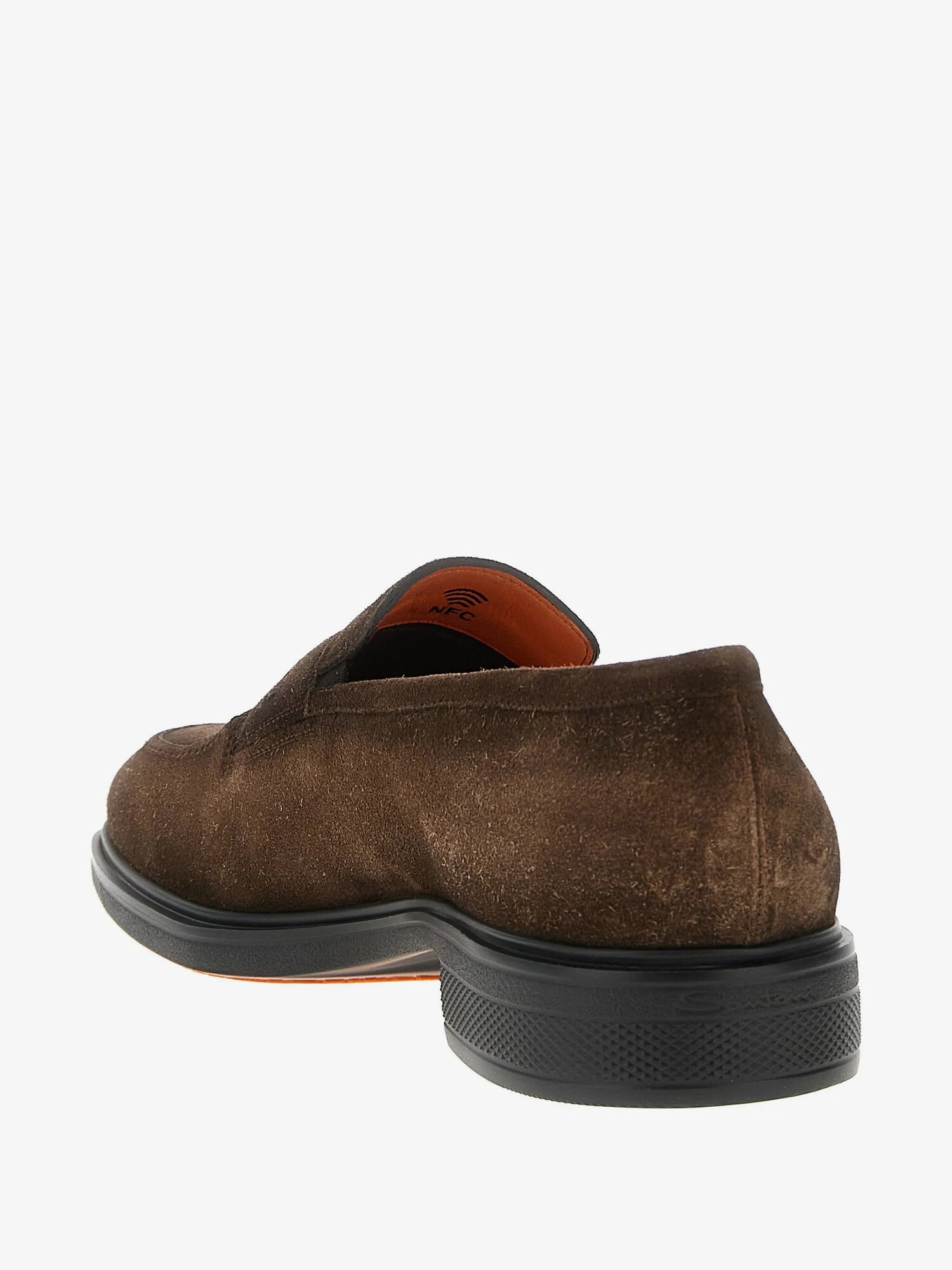 Лоферы Santoni Shaded suede loafers, размер 43, коричневый — фото 1