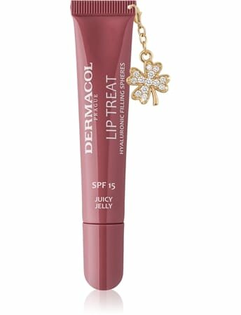 Блеск для губ Dermacol Lip Treat, оттенок 15 Juicy Jelly, 10 мл