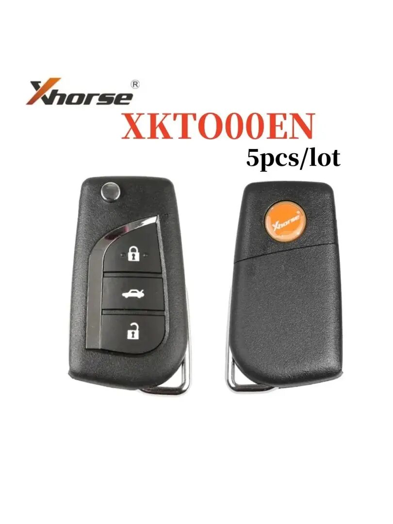 5 шт./лот XHORSE XKTO00EN X008 для Toyota универсальный дистанционный ключ XKTO00EN 3 кнопки для VVDI Mini Key Tool