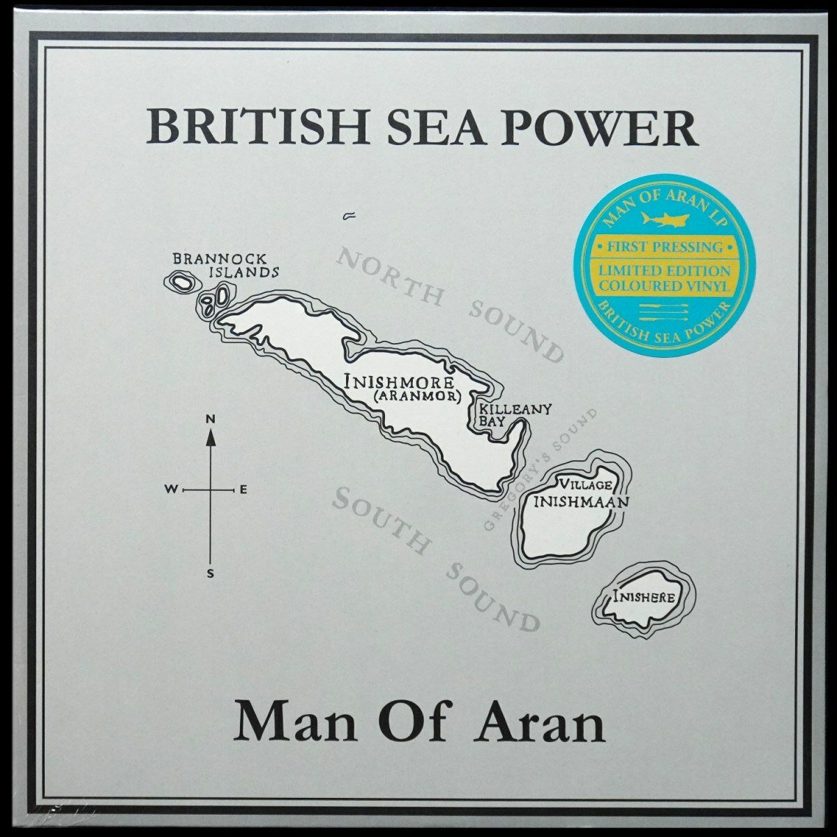 Виниловая пластинка Rough Trade British Sea Power – Man Of Aran (2LP, желтый и синий винил)