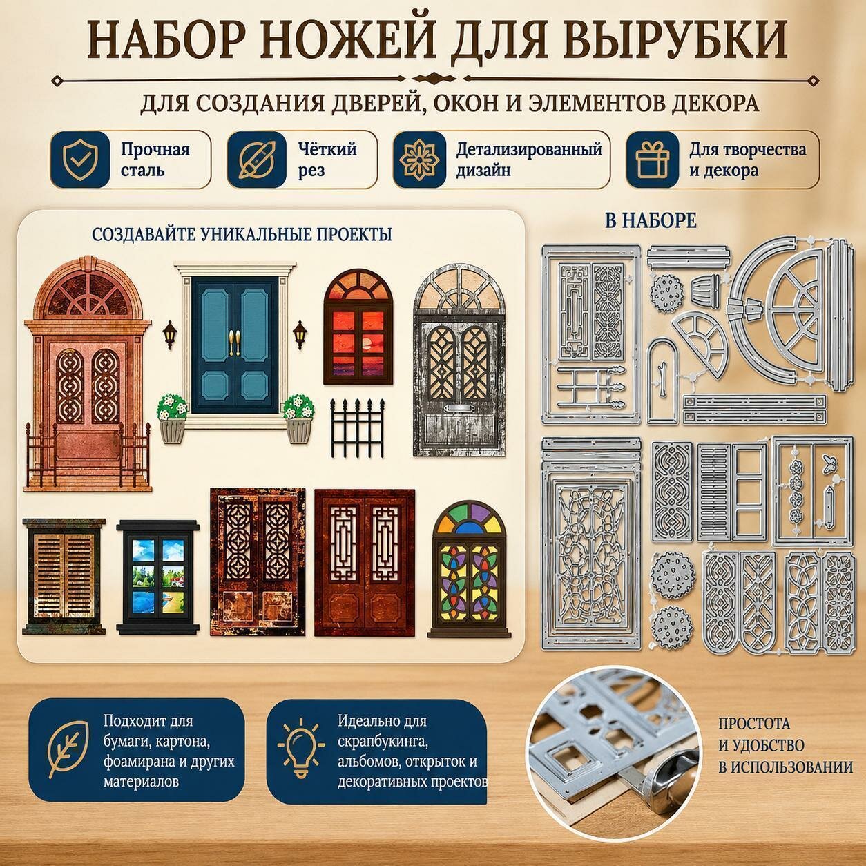 3 шт наклейки на стену окна и двери, декоративные 3D стикеры для интерьера, винтажный дизайн, украшение комнаты, имитация архитектурных элементов