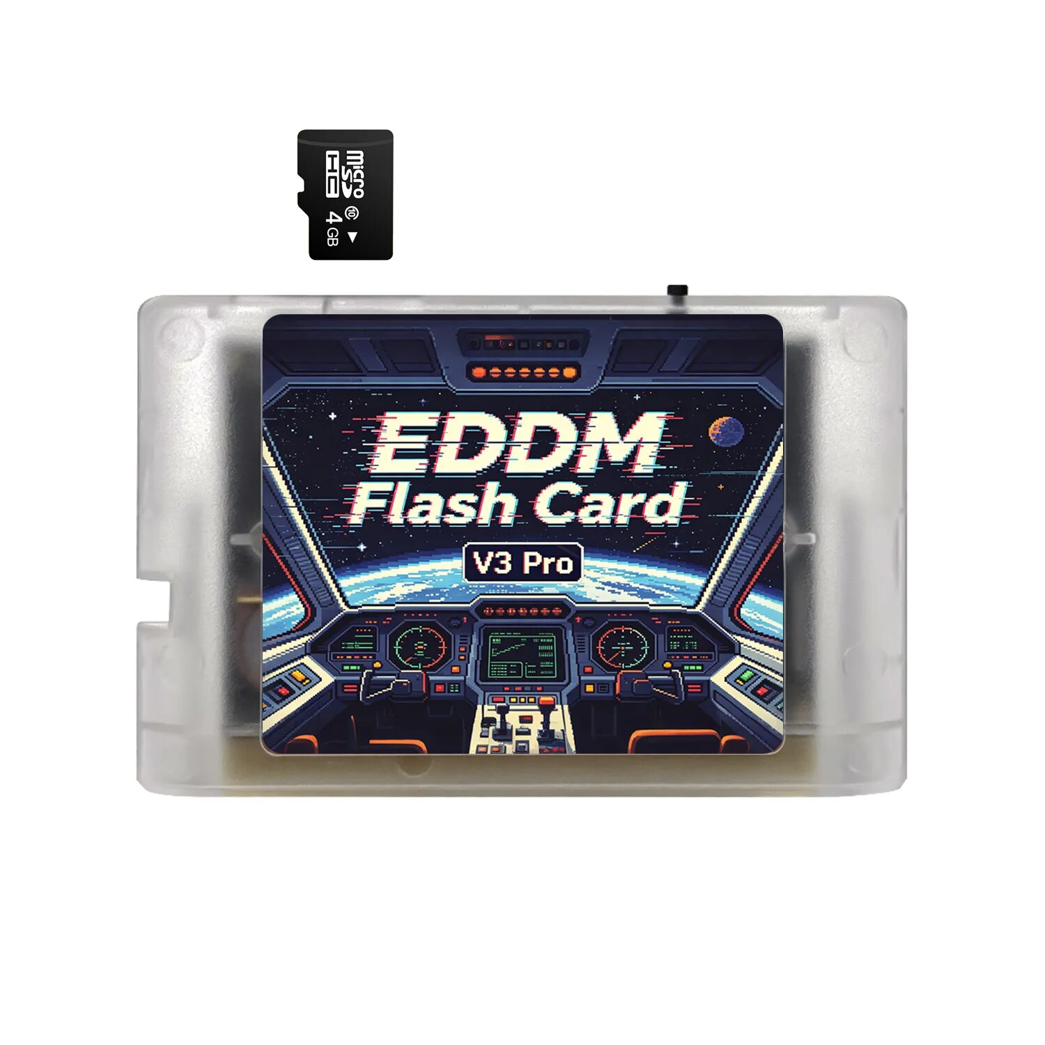 EDDM Flash Card V3 Pro White для Sega Genesis