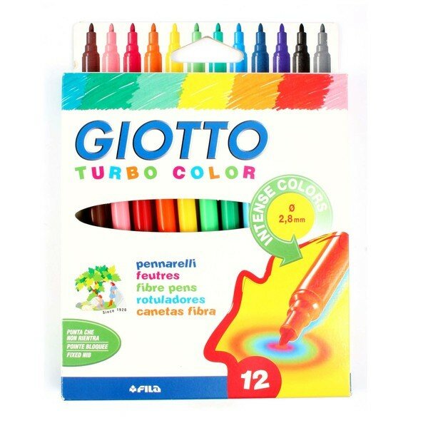 Фломастеры GIOTTO 12 шт.