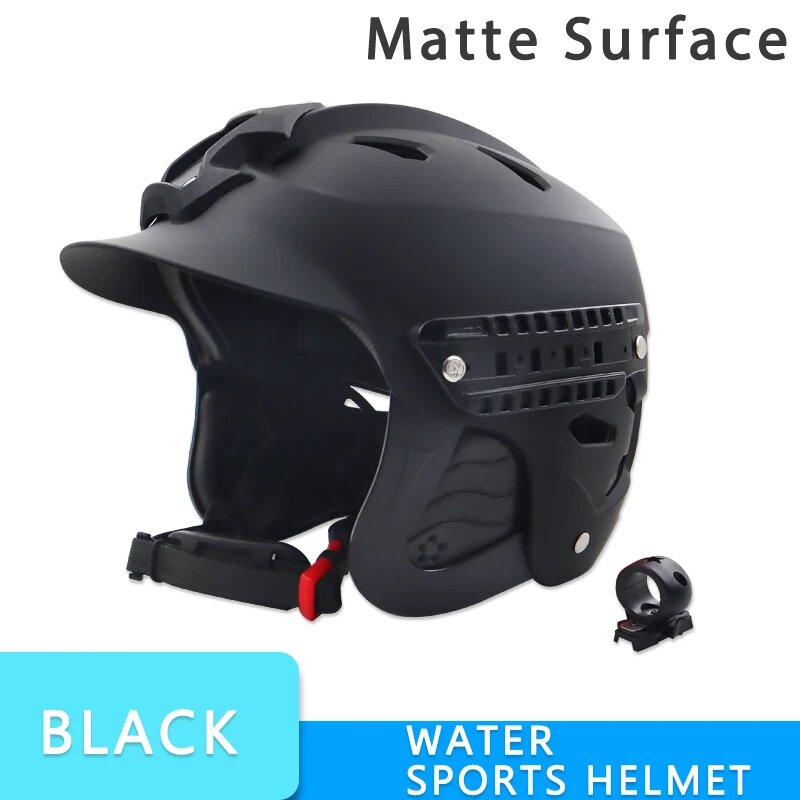 Черный шлем для водных видов спорта Matte Black