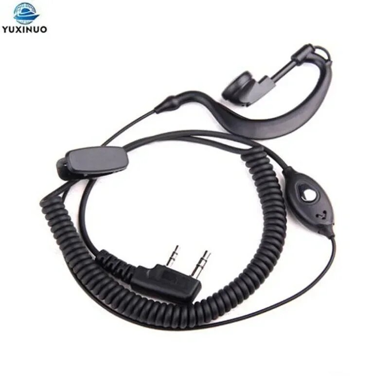 Гибкая гарнитура Banggood K-TYPE черная для рации Baofeng UV5R