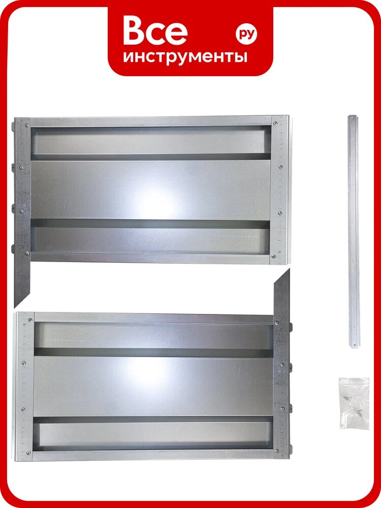 Бортики для грядок, высота 36 см, в упаковке 2 шт. Delta-Park GU70Zn 3001041