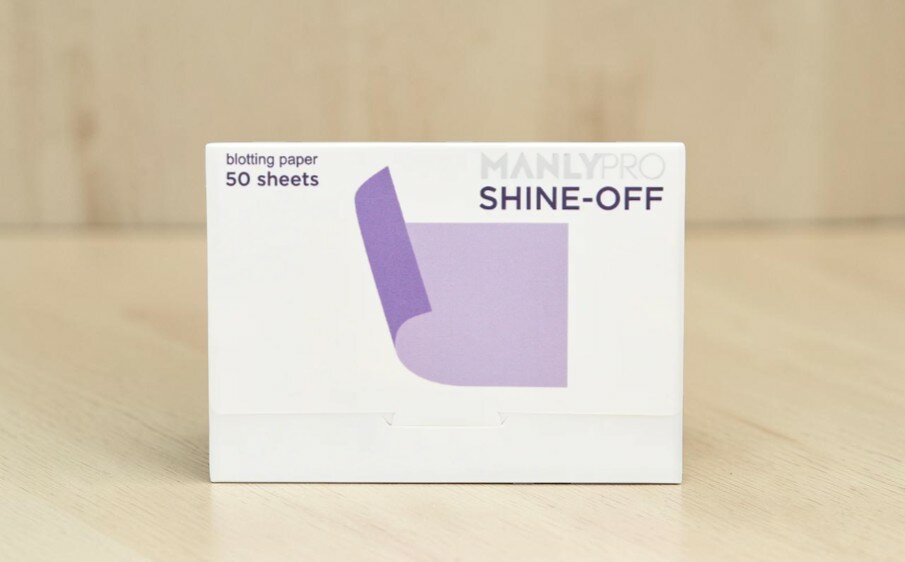 Матирующие салфетки Manly PRO "SHINE-OFF", для лица, 50 штук