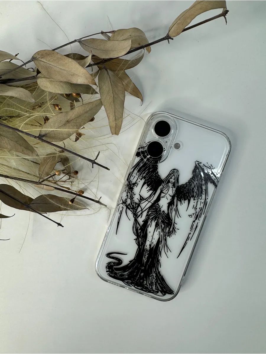Чехол-Накладка для смартфона Apple iPhone 16 Plus, материал силикон, цвет черный