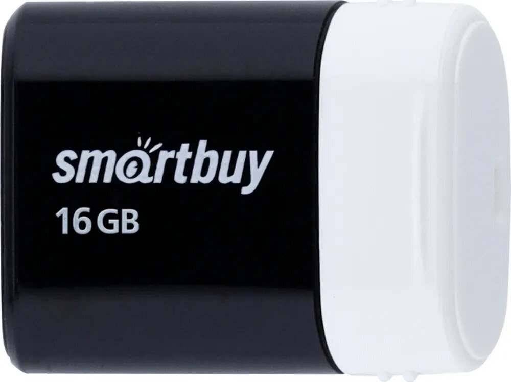 SmartBuy LARA 16 ГБ USB-флеш-накопитель, USB 2.0, USB Type-A, SB16GBLARA-K, черный