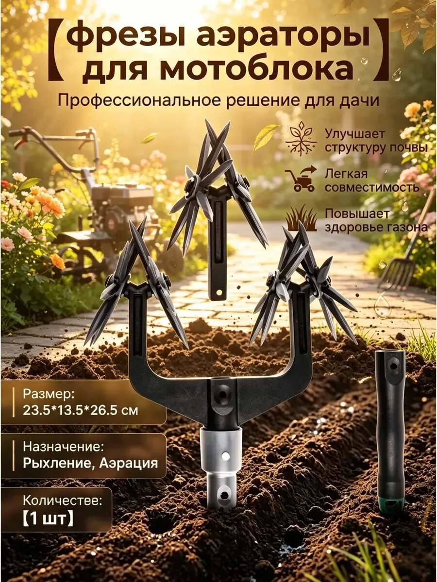 Фрезы аэраторы для мотоблока