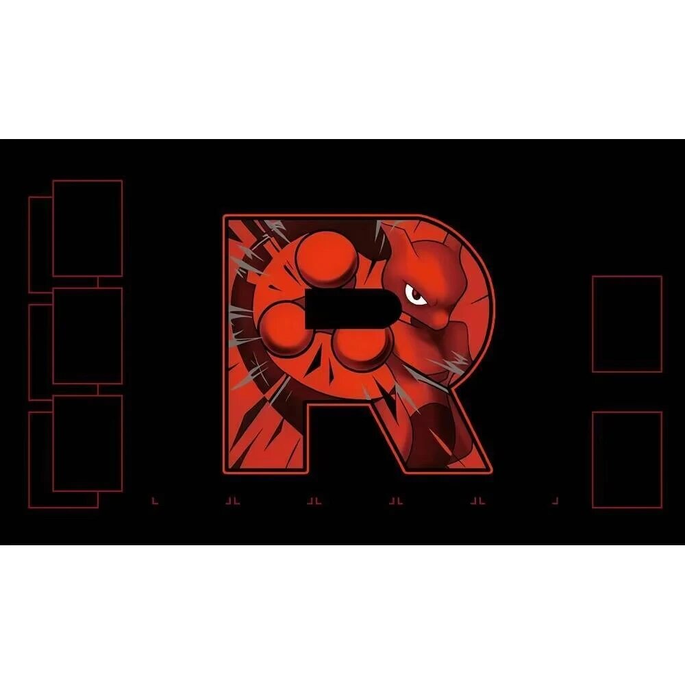 Игровой коврик для мыши Potdemiel Mewtwo Team Rocket