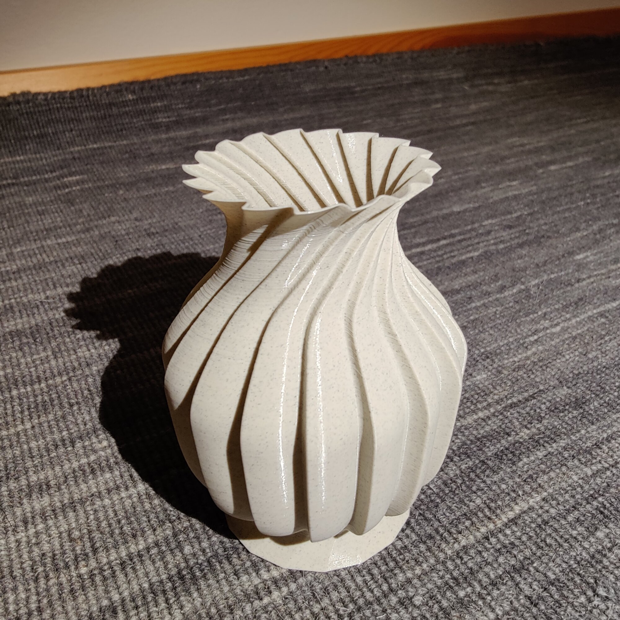 Ваза декоративная спиральная, 3D-печать, 3DOPRU арт. VASE-PR-132076