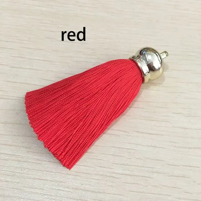 Золотые кисточки для декора 5 шт. Красный, Красный, Red