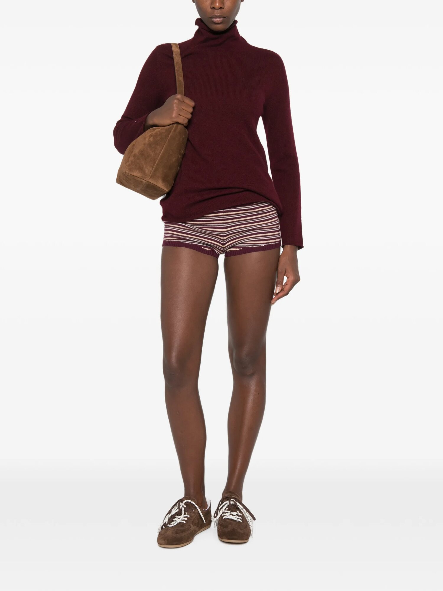 Свитер BE YOU Roll-neck wool sweater, размер 44, , purple — фото 1