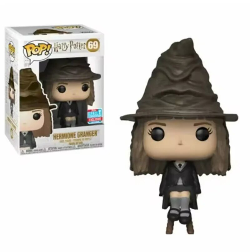 Funko Pop Гермиона Грейнджер с шляпой, Коричневый, с коробкой 69