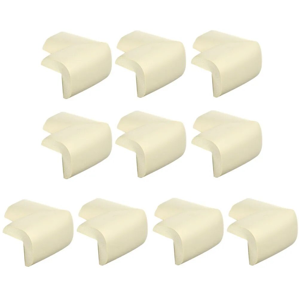Резиновые бамперы для углов 10 шт. Бежевый, Beige10pcs
