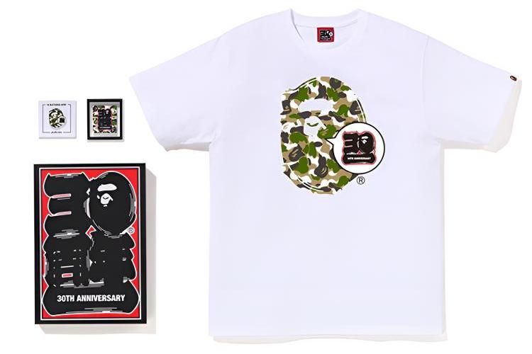 Костюм спортивный Bape Store Zozotown Bape 30th Anniversary Ape Head Tee Set