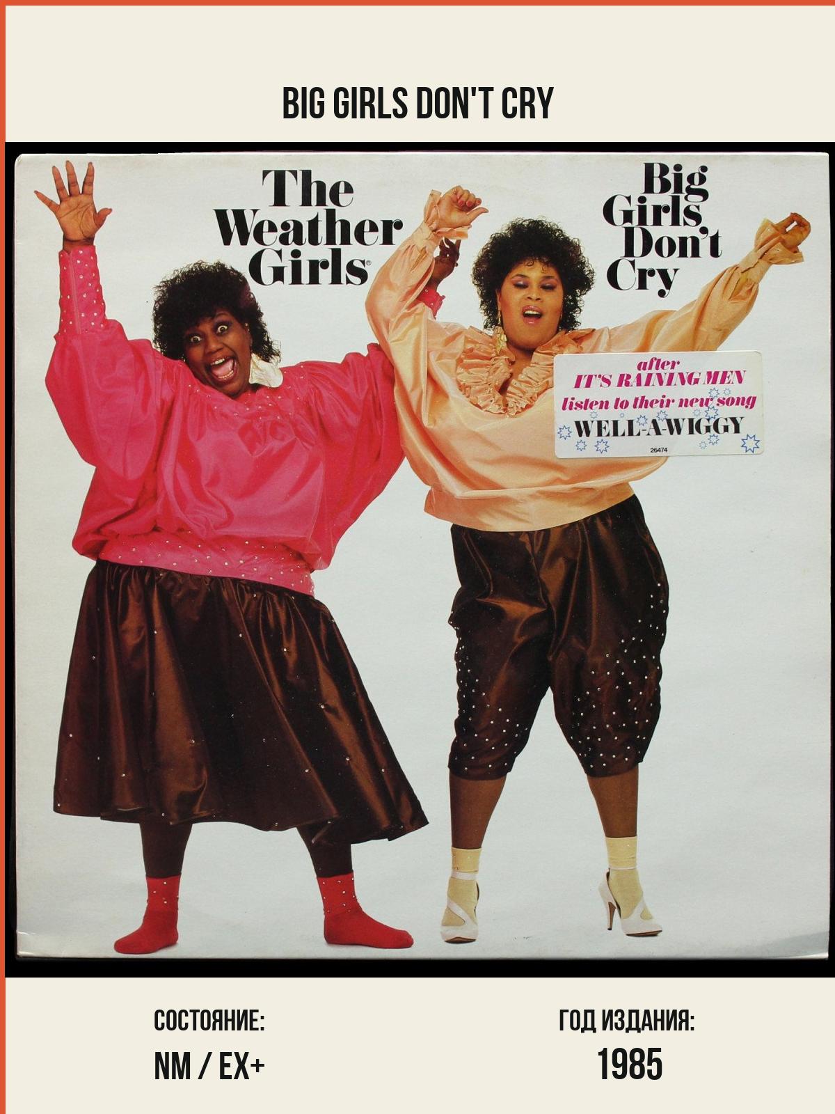 Виниловая пластинка CBS Weather Girls – Big Girls Don't Cry
